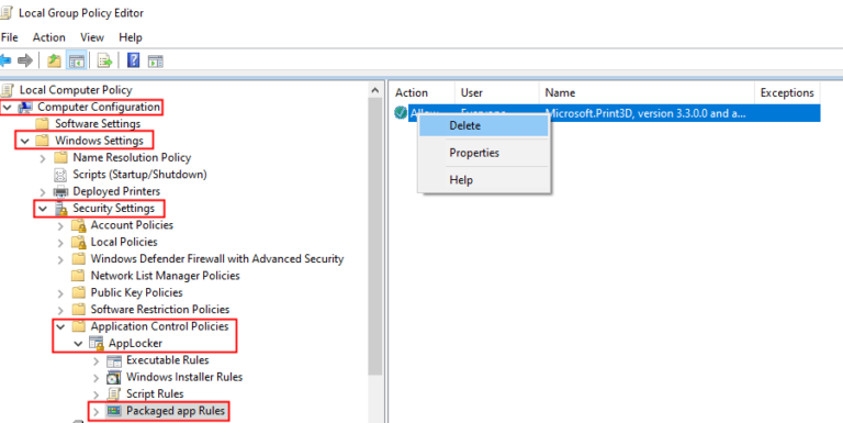 Something unexpected happened with code 0x80073D01 error Fix