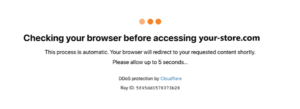 How to fix Checking Your Browser before Accessing message