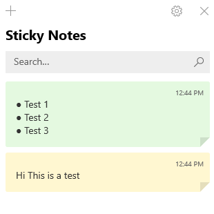 Sticky Notes Icon separated on the Taskbar and Opening in new window