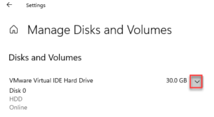 How to manage disk and drives storage settings in Windows 11