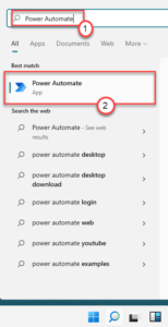 How to use Power Automate in Windows 11