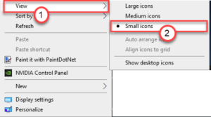 How to fix Space between desktop icons issue