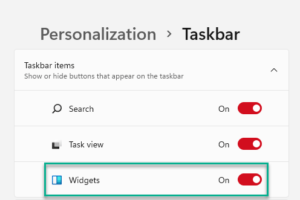 How to customize the Taskbar on Windows 11