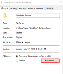 Fix Files in Windows 10 Automatically getting Compressed