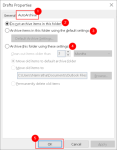 Fix : AutoArchive Missing or Not Working in MS Outlook