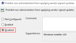 Error 1625 - Installation forbidden by system policy Fix