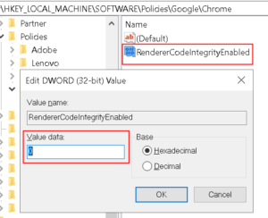 Fix STATUS_ACCESS_VIOLATION Error Code in Google Chrome