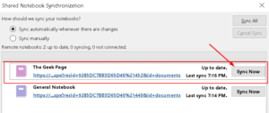 Fix OneNote Error 0xE0000007 Sync Problem