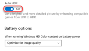 How to enable the Auto HDR on Windows 11