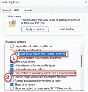 How to view hidden files and folders in Windows 11 / 10