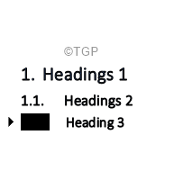 How To Correct Blacked out Numbers present in the Heading of MS Word ...