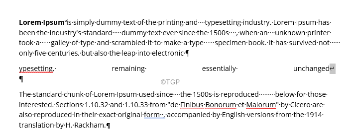 How To Remove Extra Spaces In A Justified Document In MS Word