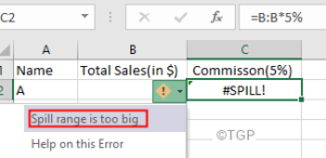 What is Spill Error? How to solve the #SPILL! error in Excel 365