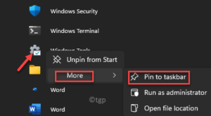 How to Open Windows Tools in Windows 11