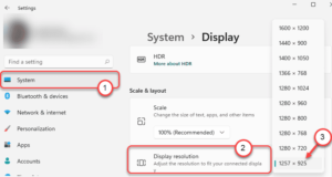 How to fix Screen resolution problem in Windows 11 / 10