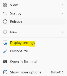 How to fix Screen resolution problem in Windows 11 / 10