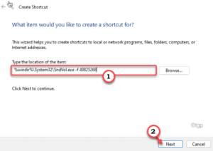 Create a Shortcut to mute and unmute Volume in Windows 11/10