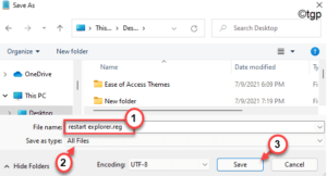 Windows 11: How to add restart explorer in context menu
