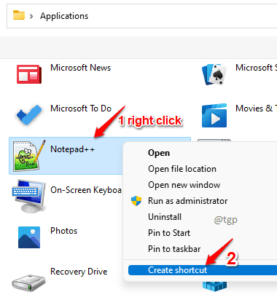 How to Create Desktop Shortcuts for Applications in Windows 11