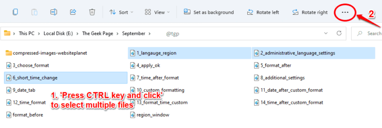 How to Use Invert Selection Feature in Windows 11
