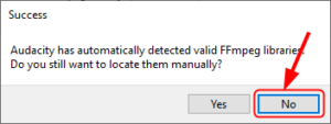 How to Fix FFmpeg library missing issue in Audacity