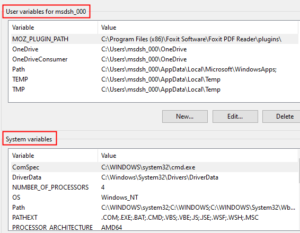 How to set environment variables in Windows 11