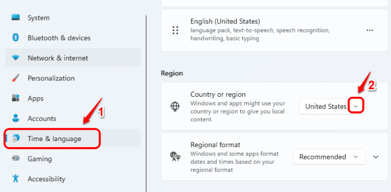 How to Change Windows Store Country or Region in Windows 11