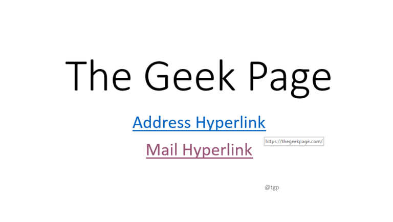 How to open a hyperlink in PowerPoint without holding down the Ctrl key