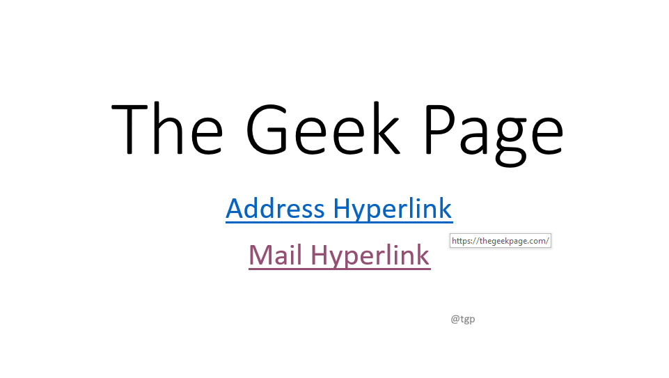 How To Open A Hyperlink In PowerPoint Without Holding Down The Ctrl Key