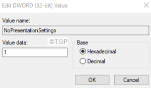 How to Enable or Disable The Presentation Mode Settings in Windows 11/10