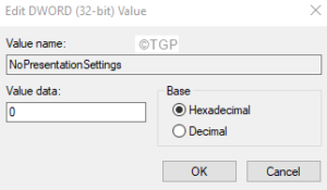 How to Enable or Disable The Presentation Mode Settings in Windows 11/10