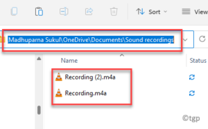 Where are the Voice Recording Files Saved In Windows 11