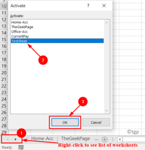 How to get back Missing Sheet Tabs in Microsoft Excel