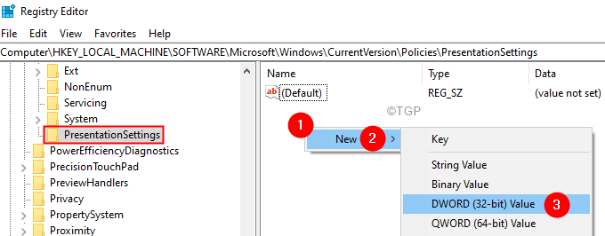 How to Enable or Disable The Presentation Mode Settings in Windows 11/10