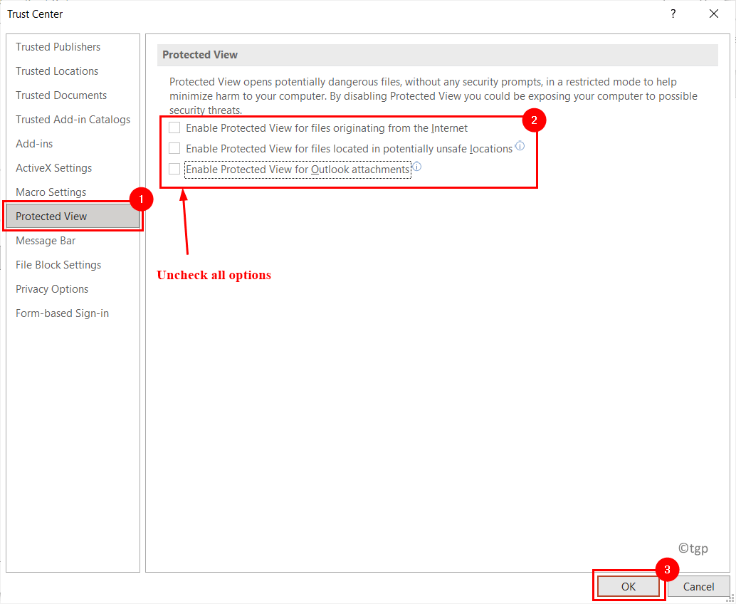 How To Disable Protected View In MS Excel Word