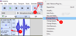 How to make your voice sound robotic using Audacity