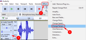 How to make your voice sound robotic using Audacity