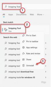 How to disable Snipping Tool in Windows 10 / 11