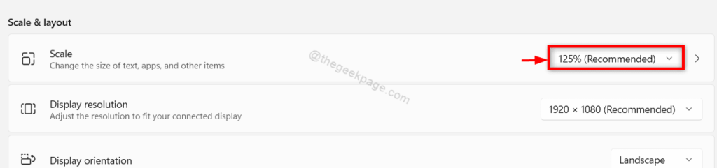 How to Adjust the DPI Scaling level on your Windows 11 PC