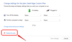 How to Create and Delete Custom Power Plans in Windows 11