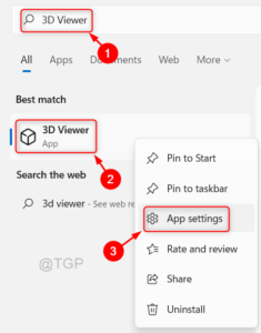 How to Install / Reset 3D Viewer in Windows 11