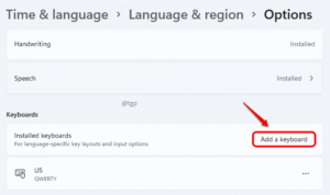 How to Add, Change or Remove Keyboard Layouts in Windows 11
