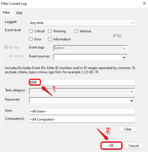 How to Find the Unexpected Shutdowns events in Windows 11 and Their reasons