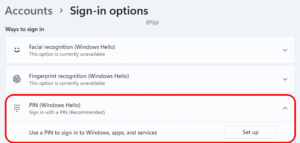 Fix: Hello Pin Remove Button not Clickable in Windows 11