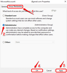 How to Switch User Account Type Between Standard to Administrator In ...