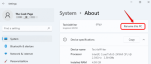 5 Ways to Change the Computer Name in Windows 11 , 10