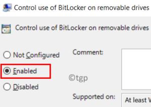 How to Enable BitLocker for Use with USB Drives