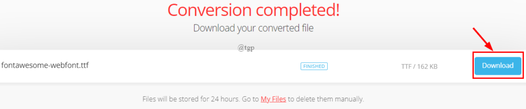 Converting WOFF to TTF/OTF Format