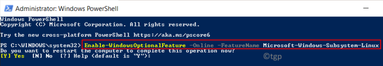 Fix: WSLRegisterDistribution Failed with Error 0x8007019e