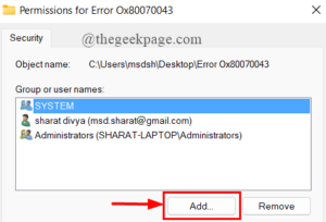Fix - Error code 0x80070043 (Windows cannot Access) on Windows 11